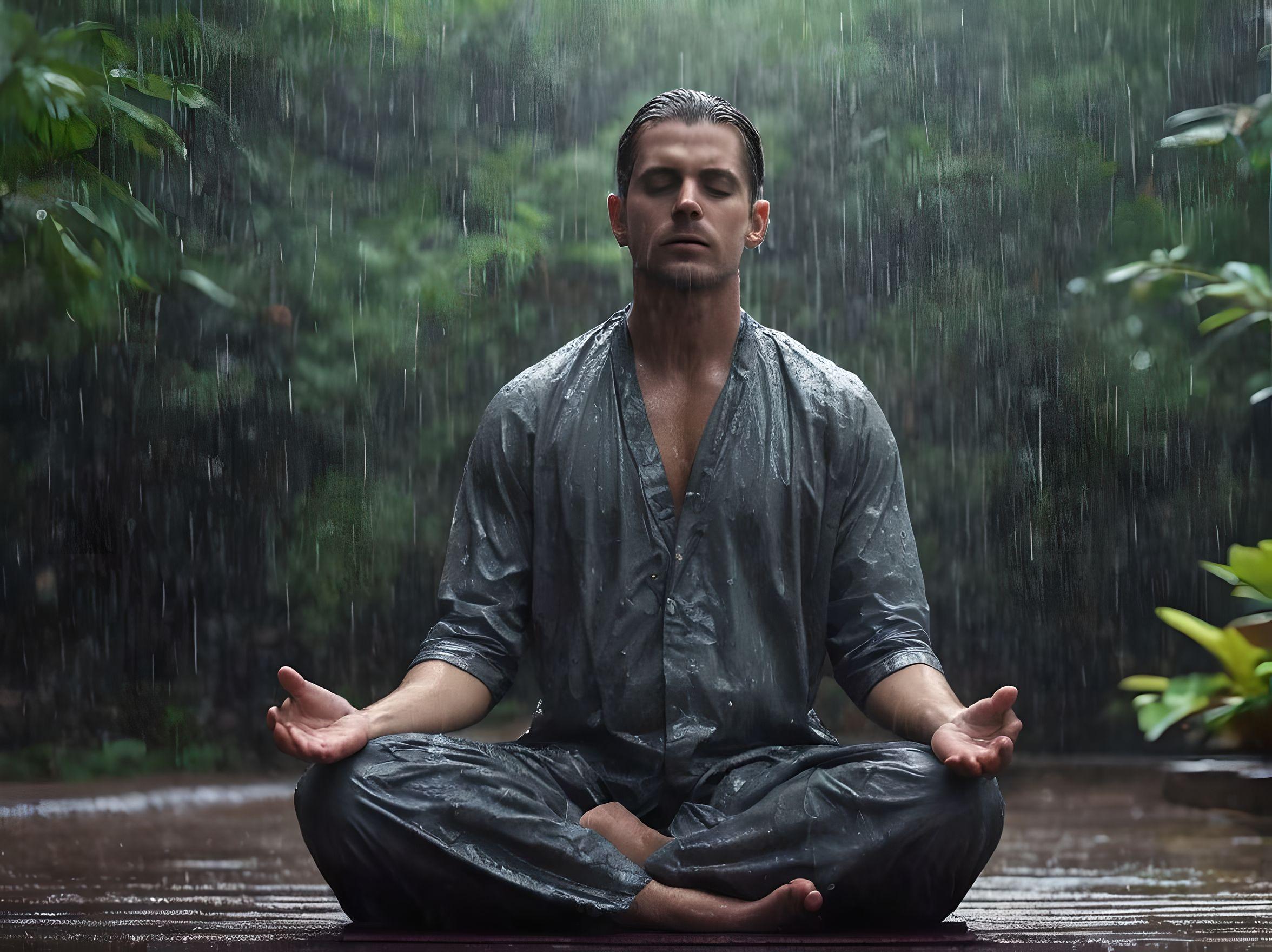 Meditation In The Rain. Reclaiming connection with one’s body… | by ...