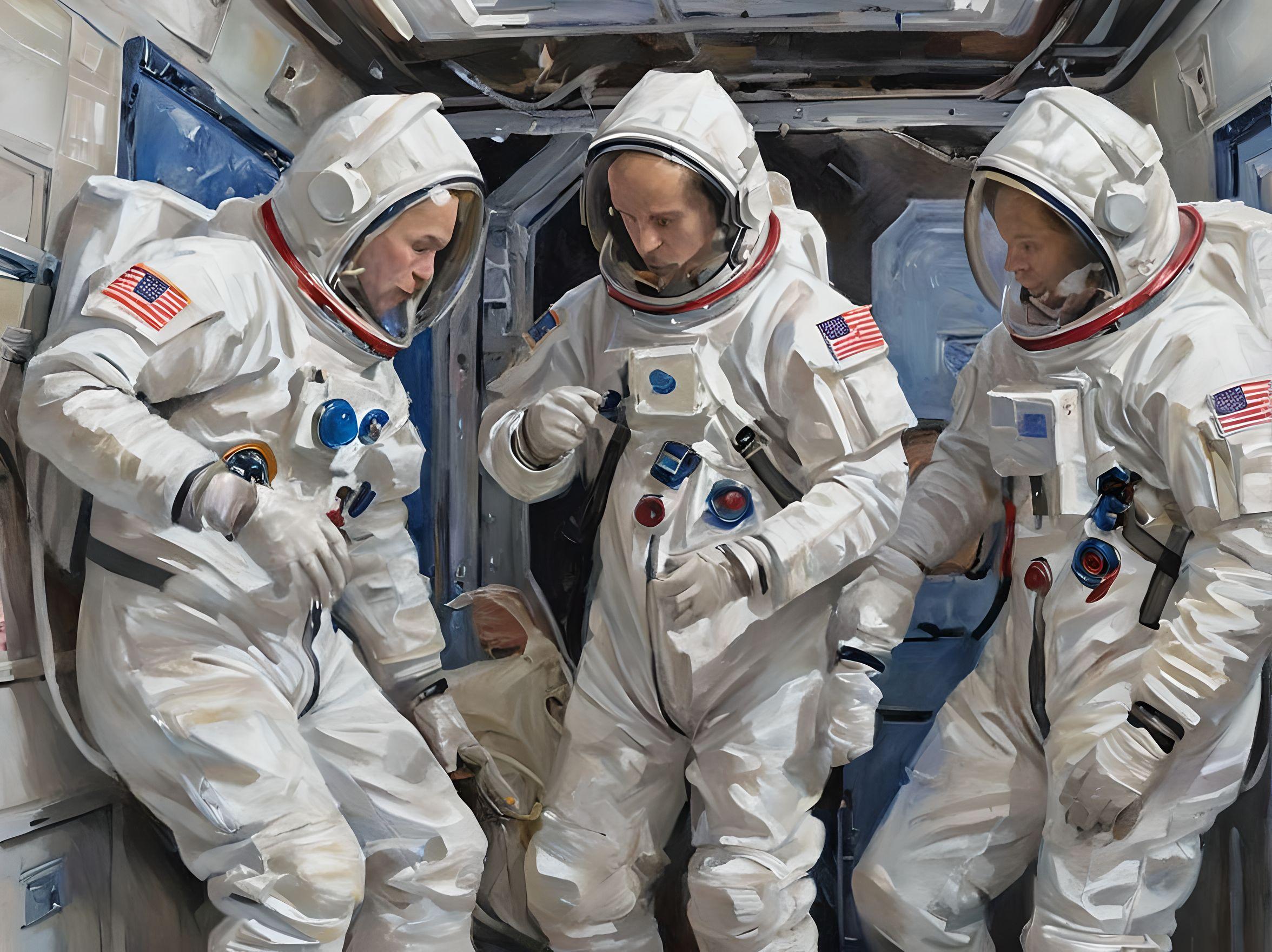 Safety Drill On The Space Station | by Robert G. Longpré [he / him ...